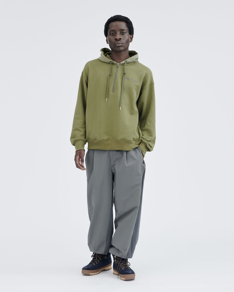 HGBB Logo Hoodie Olive – HGBB STUDIO